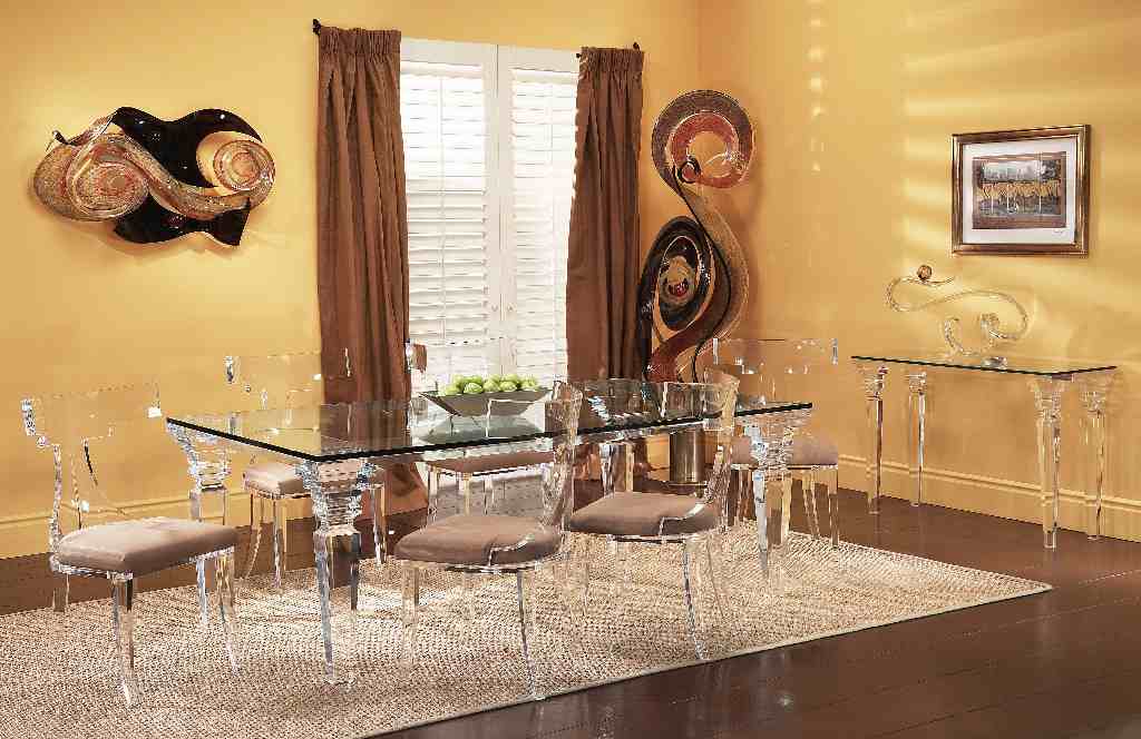 Fantasia Dining Table 1-1/4" top - Shahrooz Art