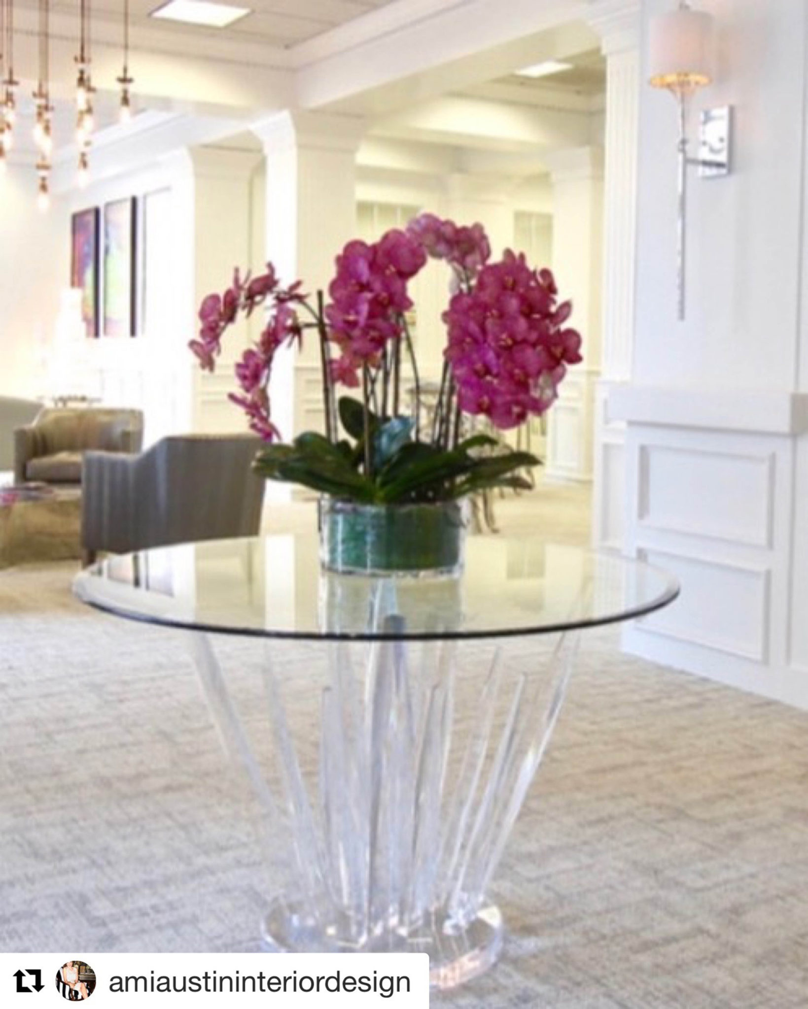 Crystals Clear Dinette Table CR1500 – Shahrooz-Art